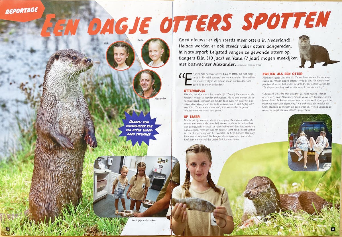 Boswachter Alexander vertelt over otters - Het Flevo-landschap